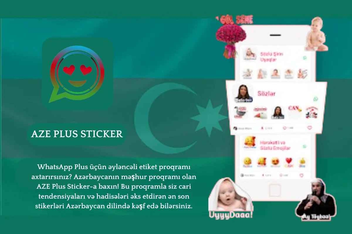 AZE Plus Stiker - AZE Plus Sticker Yüklə Pulsuz Son V27 2026